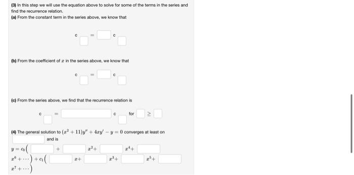 Solved (7 points) In this problem you will solve the | Chegg.com