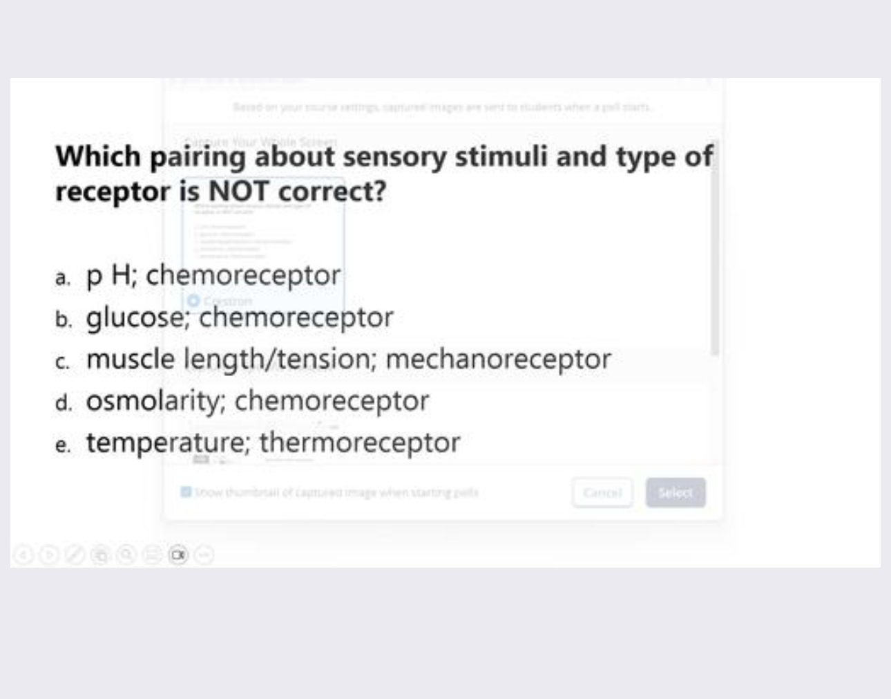 Solved Which pairing about sensory stimuli and type | Chegg.com
