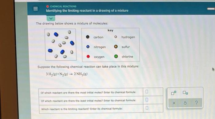 Solved III OCHEMICAL REACTIONS Identifying the limiting | Chegg.com