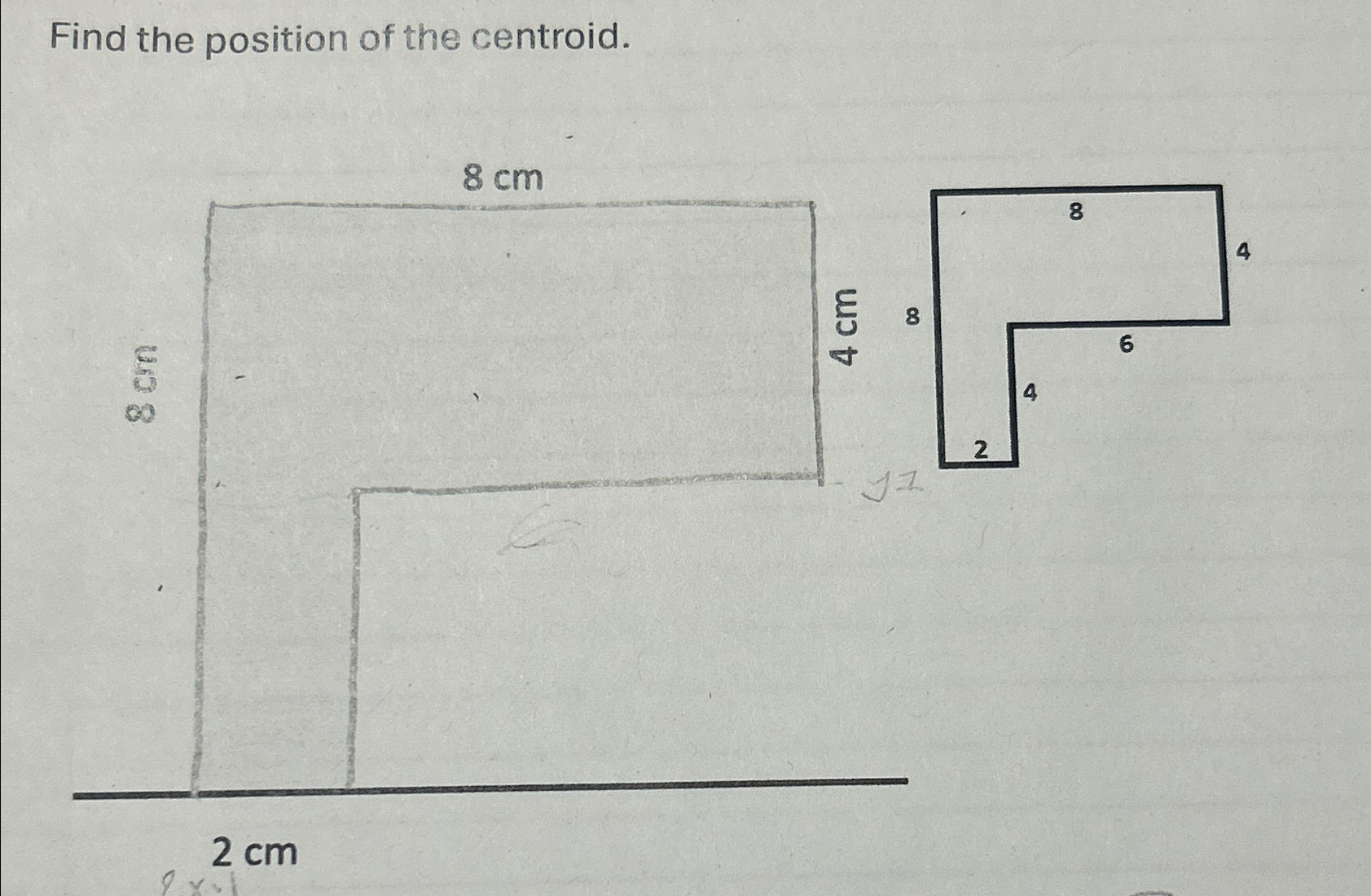 Solved Find the position of the centroid. | Chegg.com