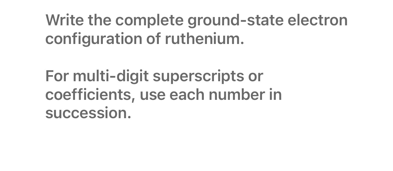 Solved Write The Complete Ground State Electron