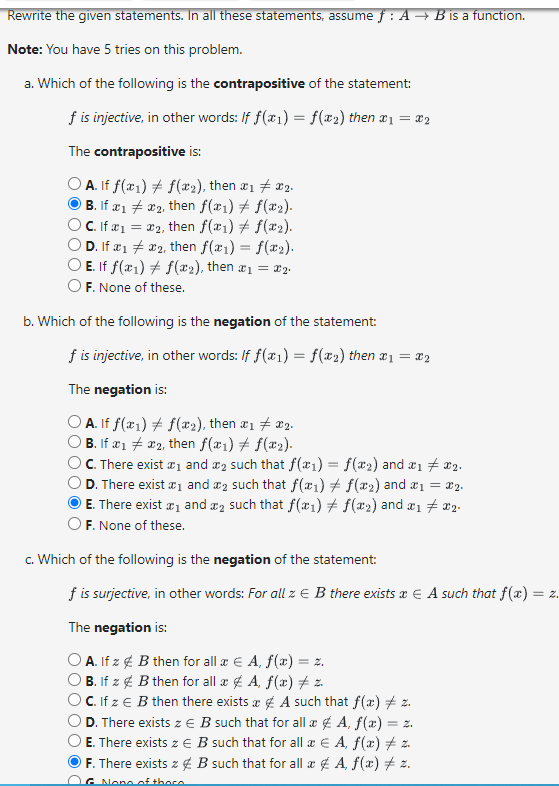 Solved Need help, especially with negation!Rewrite the given | Chegg.com