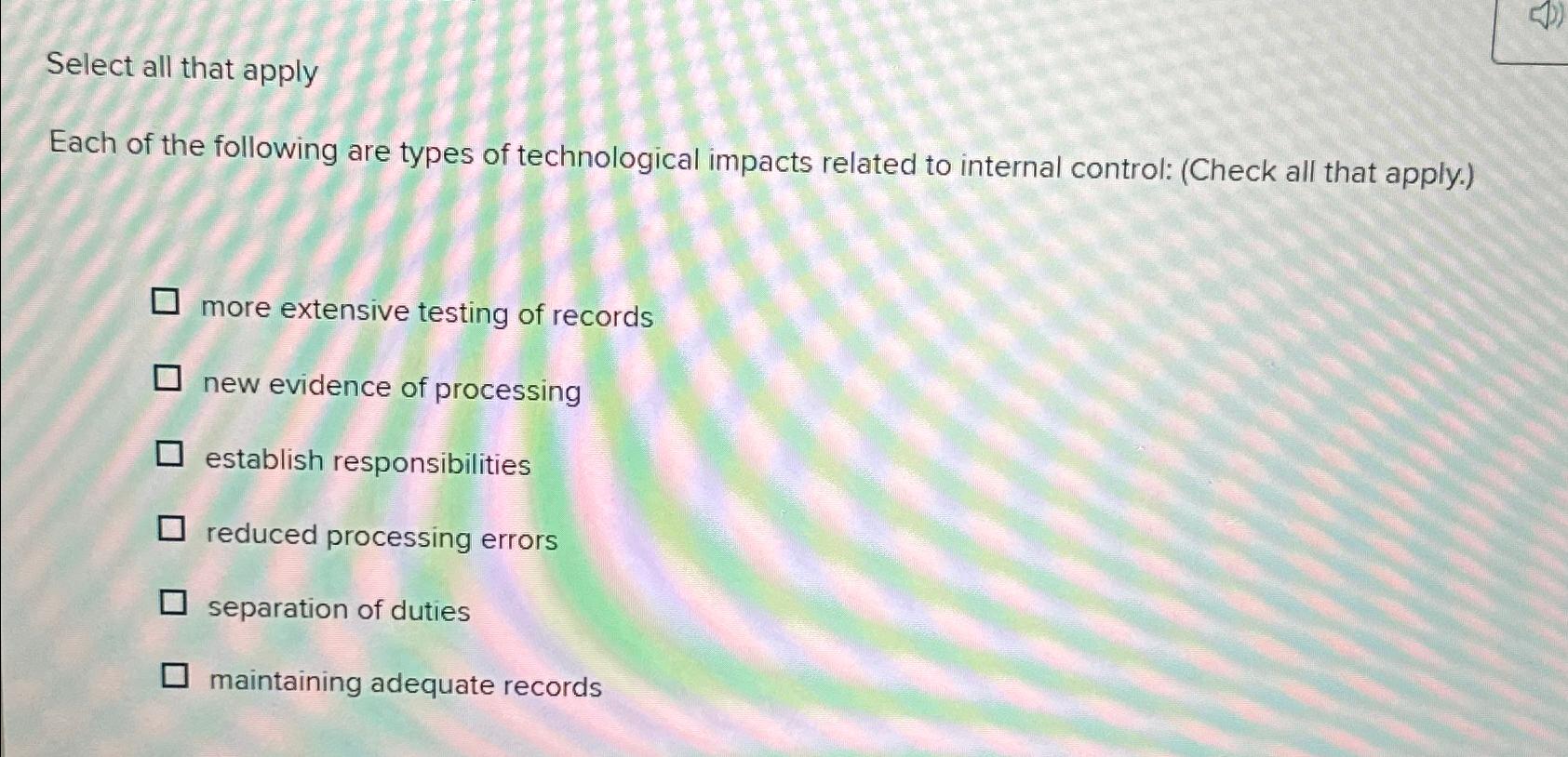 Solved Select all that applyEach of the following are types | Chegg.com