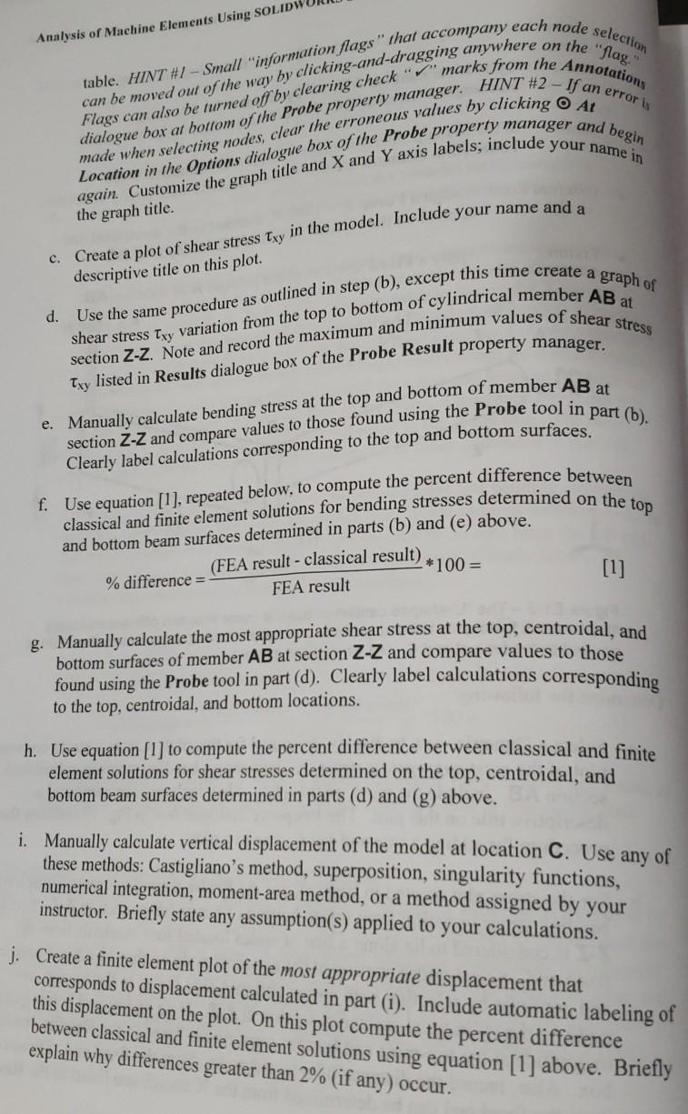 The "L"-shaped cantilever beam, shown in Fig. E1-3, | Chegg.com