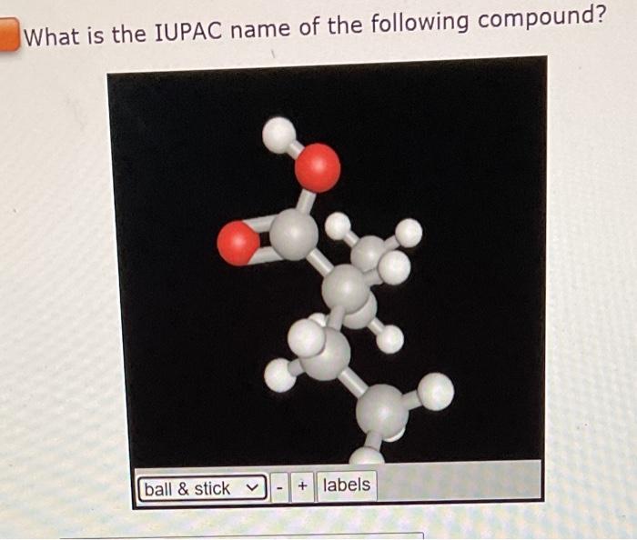 Solved What is the IUPAC name of the following | Chegg.com