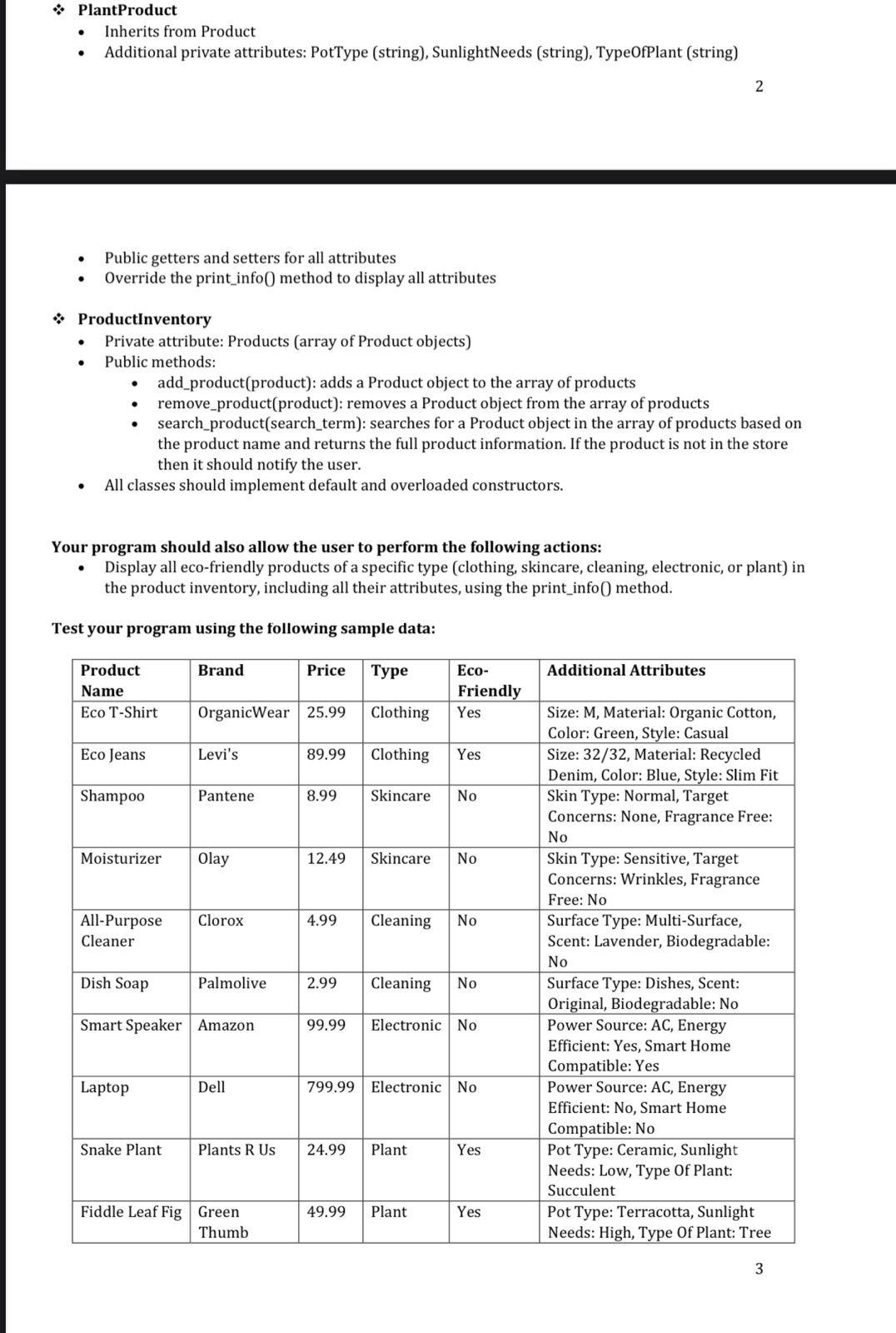 Solved & Overview Your task is to create a Java program that | Chegg.com