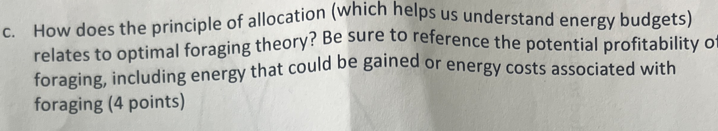 Solved c. ﻿How does the principle of allocation (which helps | Chegg.com
