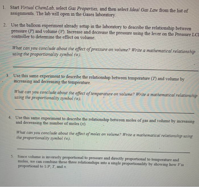 5-4: Derivation of the Ideal Gas Law An ideal gas is | Chegg.com