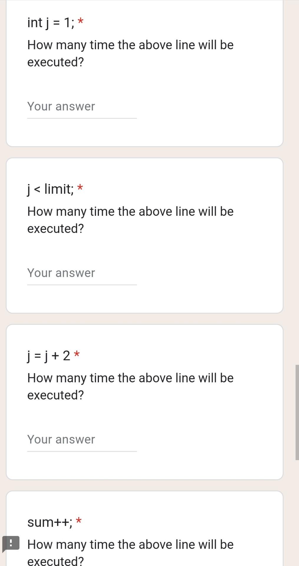 Solved Go through the following java code, you will be asked | Chegg.com