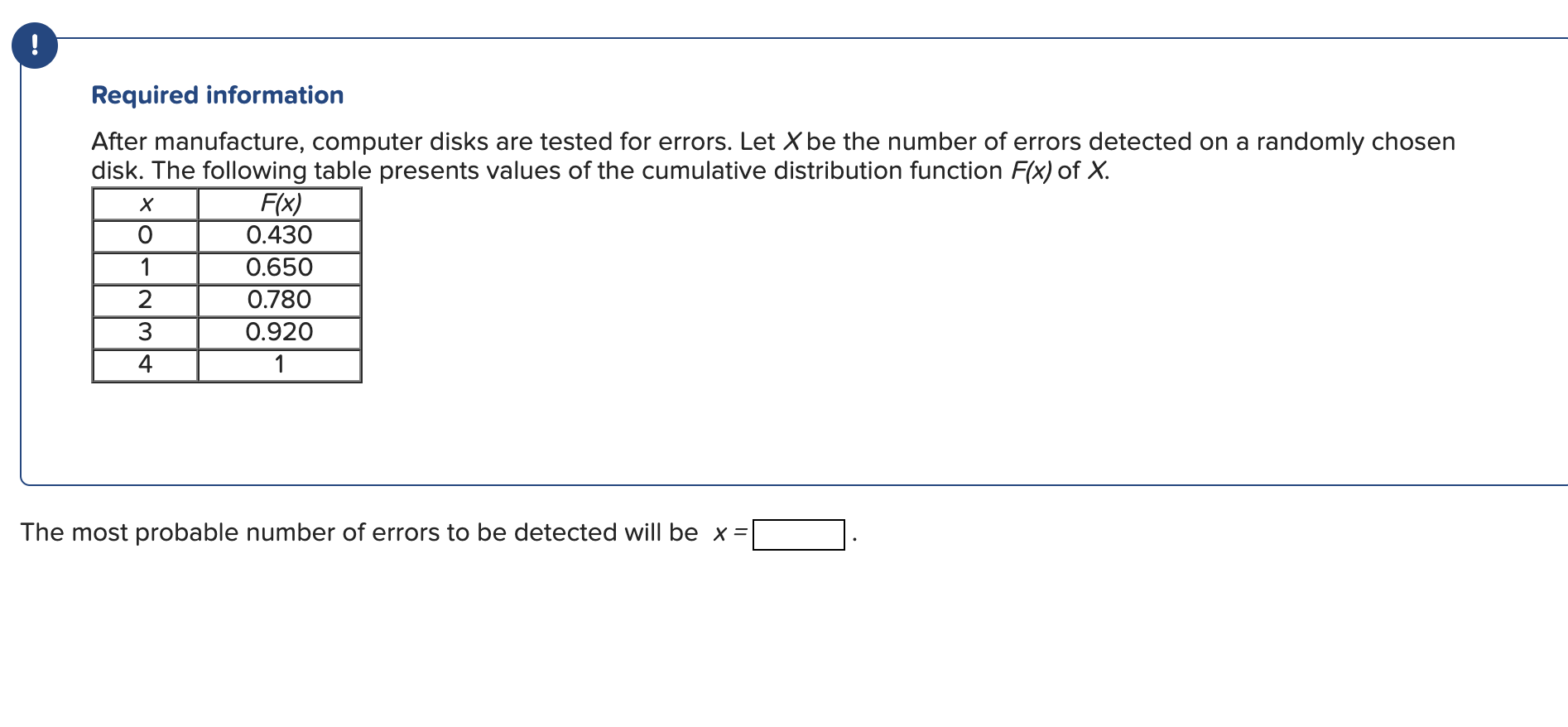 Solved Required informationAfter manufacture, computer disks | Chegg.com