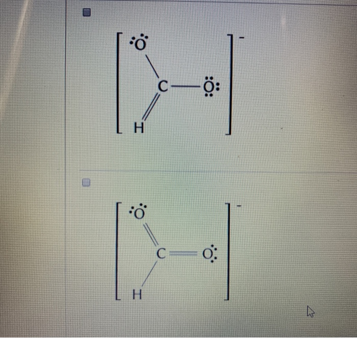 Solved Which of the following are the correct resonance | Chegg.com
