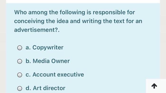 Solved Who among the following is responsible for conceiving | Chegg.com