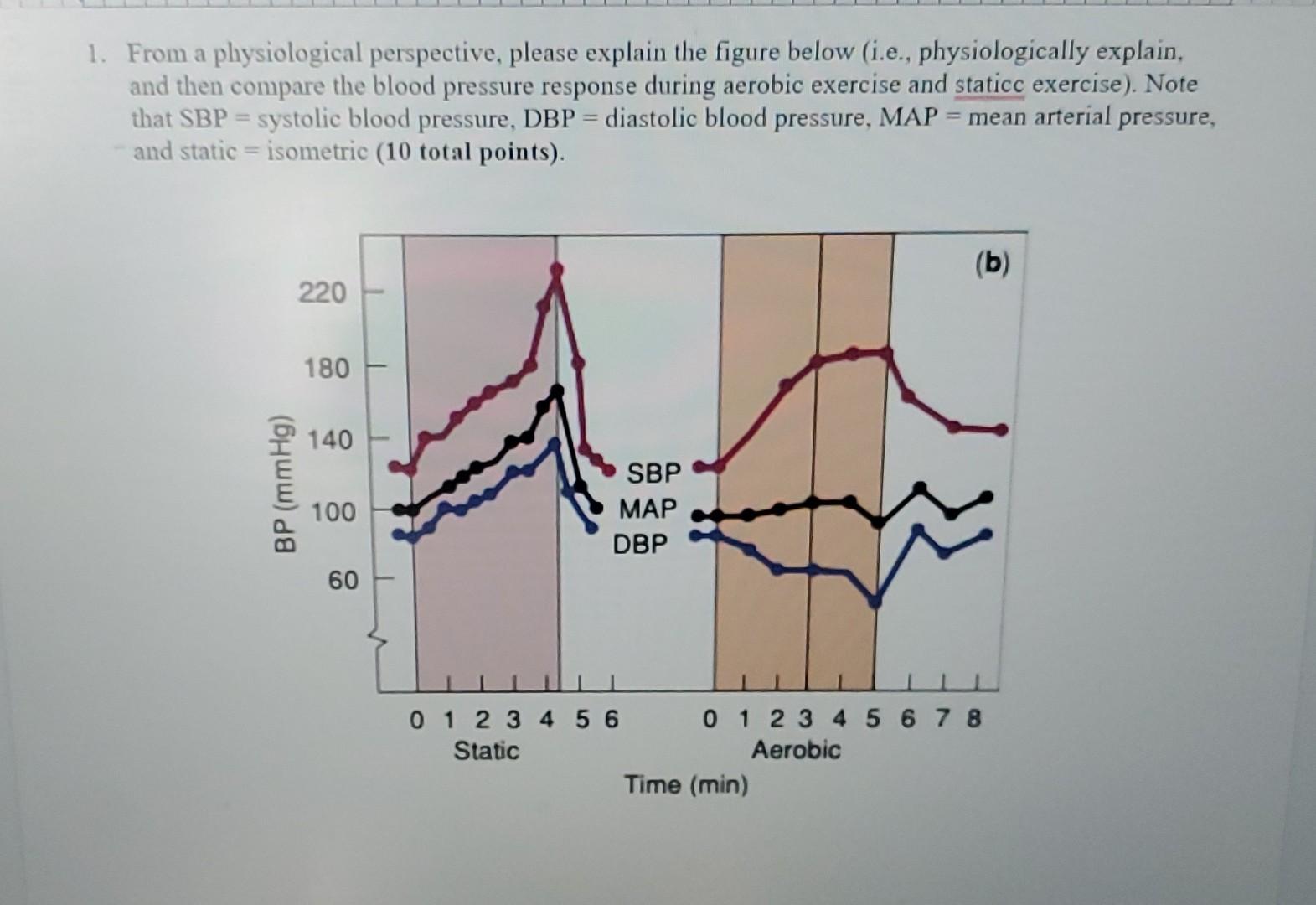 Solved 1. From a physiological perspective, please explain | Chegg.com