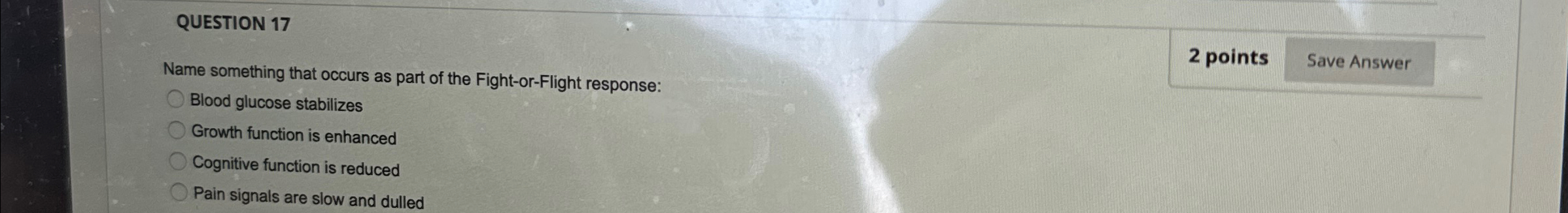 Solved QUESTION 17Name something that occurs as part of the | Chegg.com