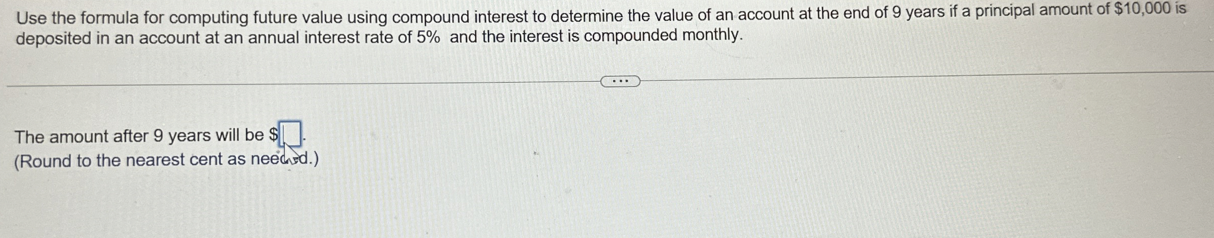 Solved Use The Formula For Computing Future Value Using 1235