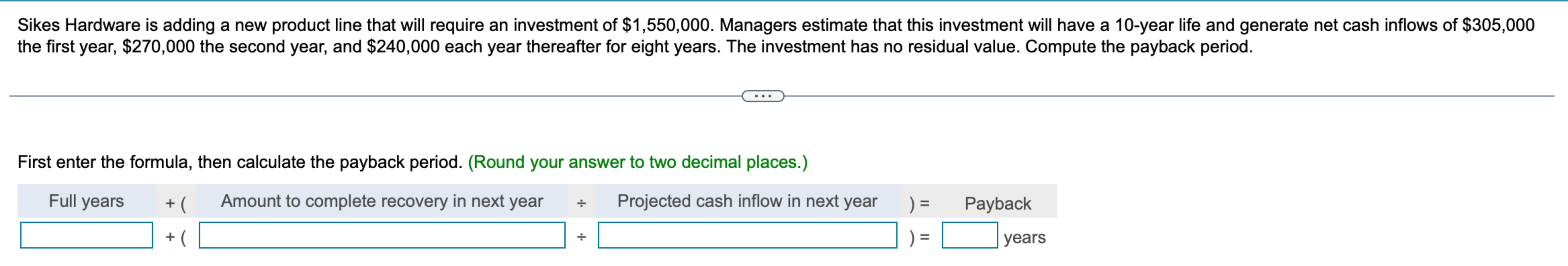 Sikes Hardware is adding a new product line that will | Chegg.com