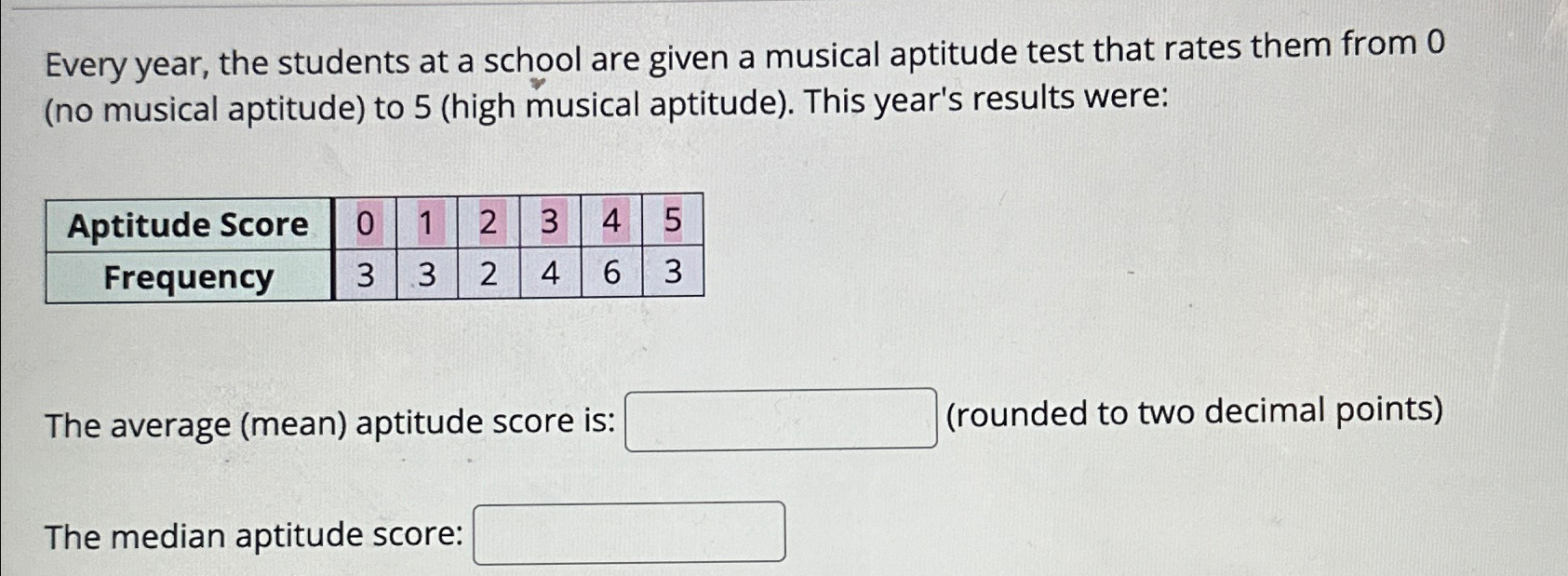 Solved Every year, the students at a school are given a | Chegg.com