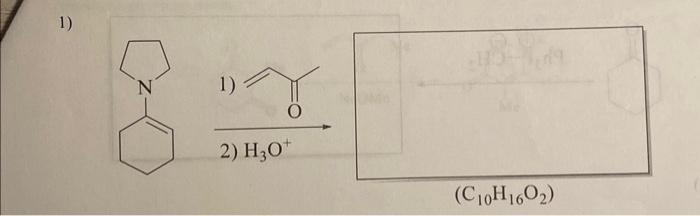 Solved 1) 2) H3O+ (C10H16O2) | Chegg.com