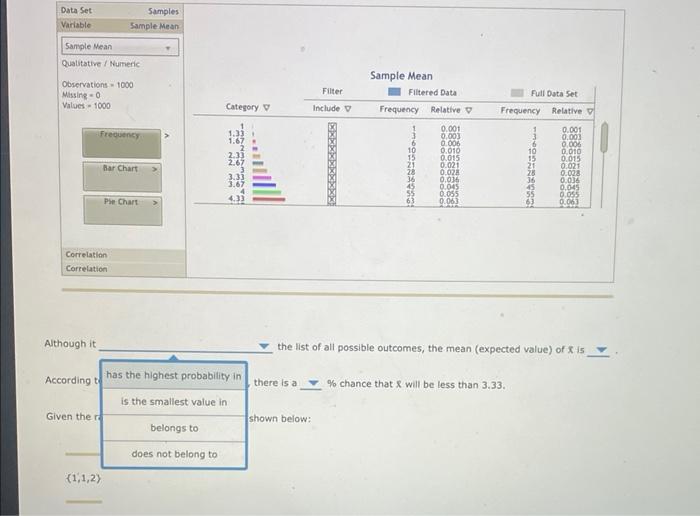 Solved 20. Creating the sampling distribution (sampling with | Chegg.com
