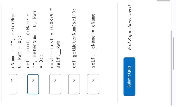 Solved Question 8 10 Points Saved The Following Python 