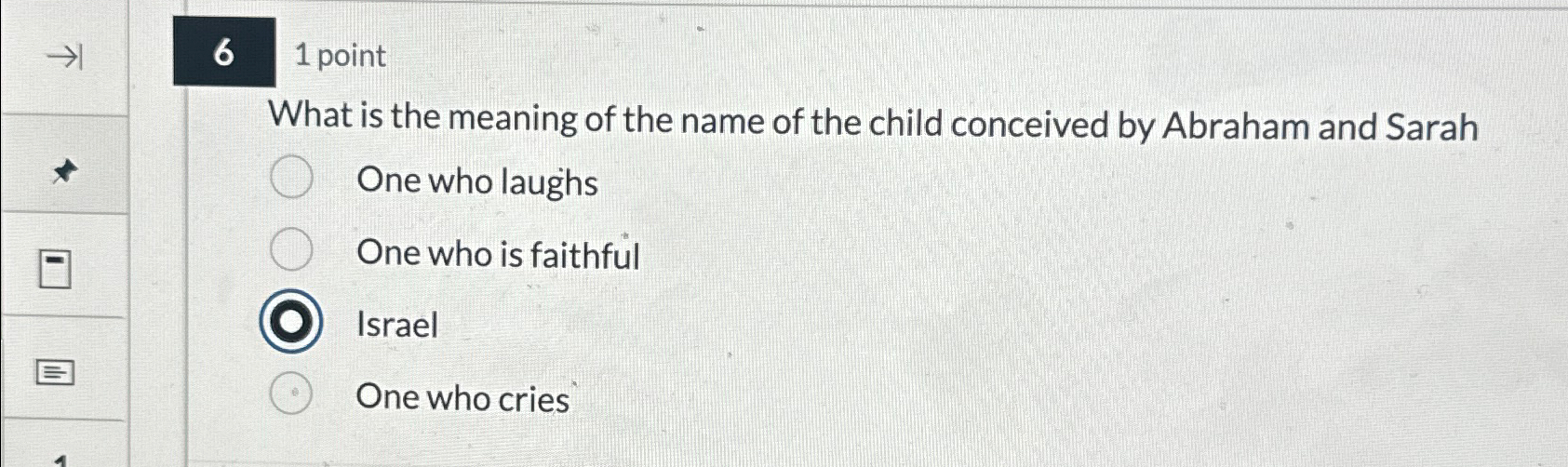 Solved 61 ﻿pointWhat is the meaning of the name of the child | Chegg.com