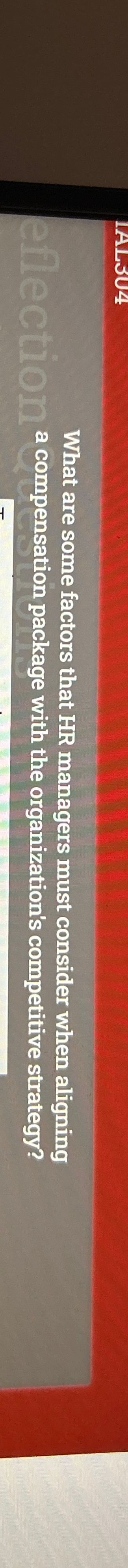 Solved What are some factors that HR managers must consider | Chegg.com