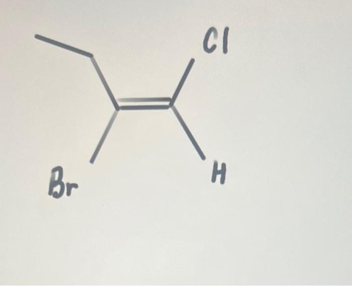 Solved Name the compound using the E/Z nomenclature method | Chegg.com