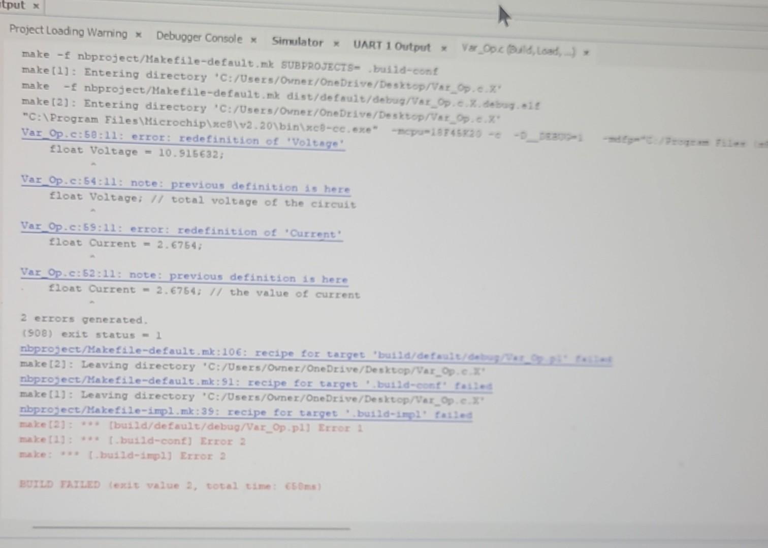 Solved Iloat Voltage =10.915632; float Current =2.6754; | Chegg.com
