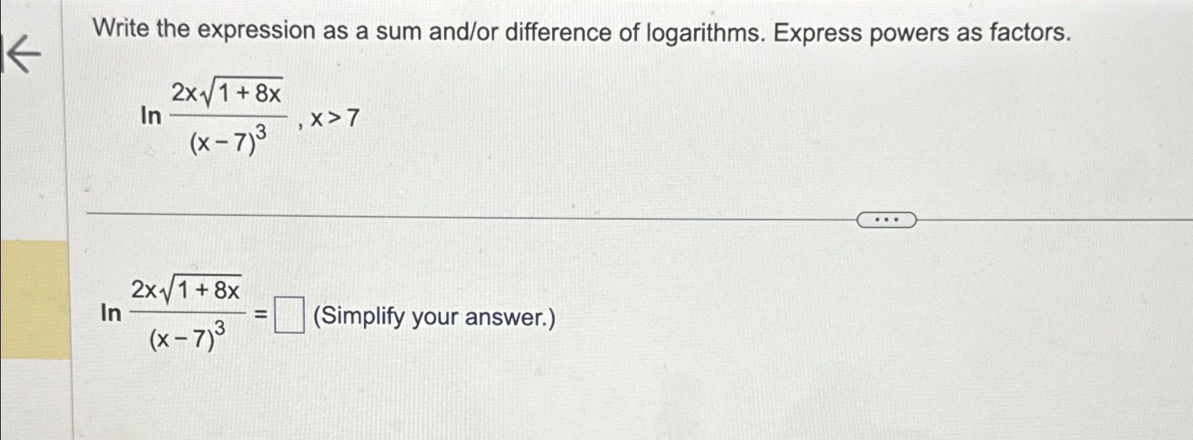 Solved Write the expression as a sum and/or difference of | Chegg.com
