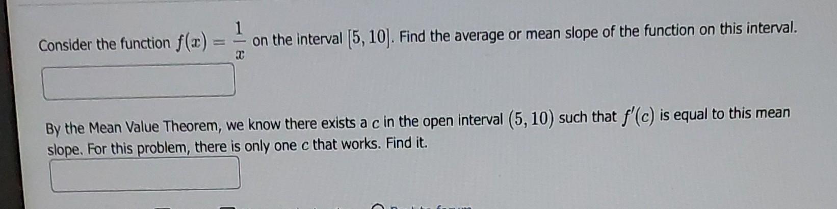 Solved By the Mean Value Theorem, we know there exists a c | Chegg.com
