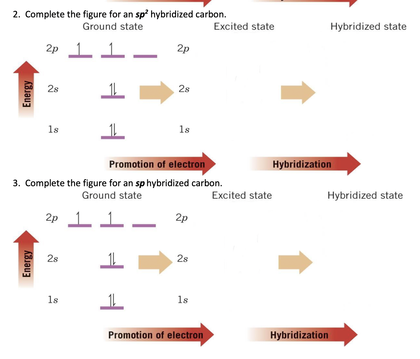 Solved Questions 1-3 ﻿each start with the ground state for | Chegg.com