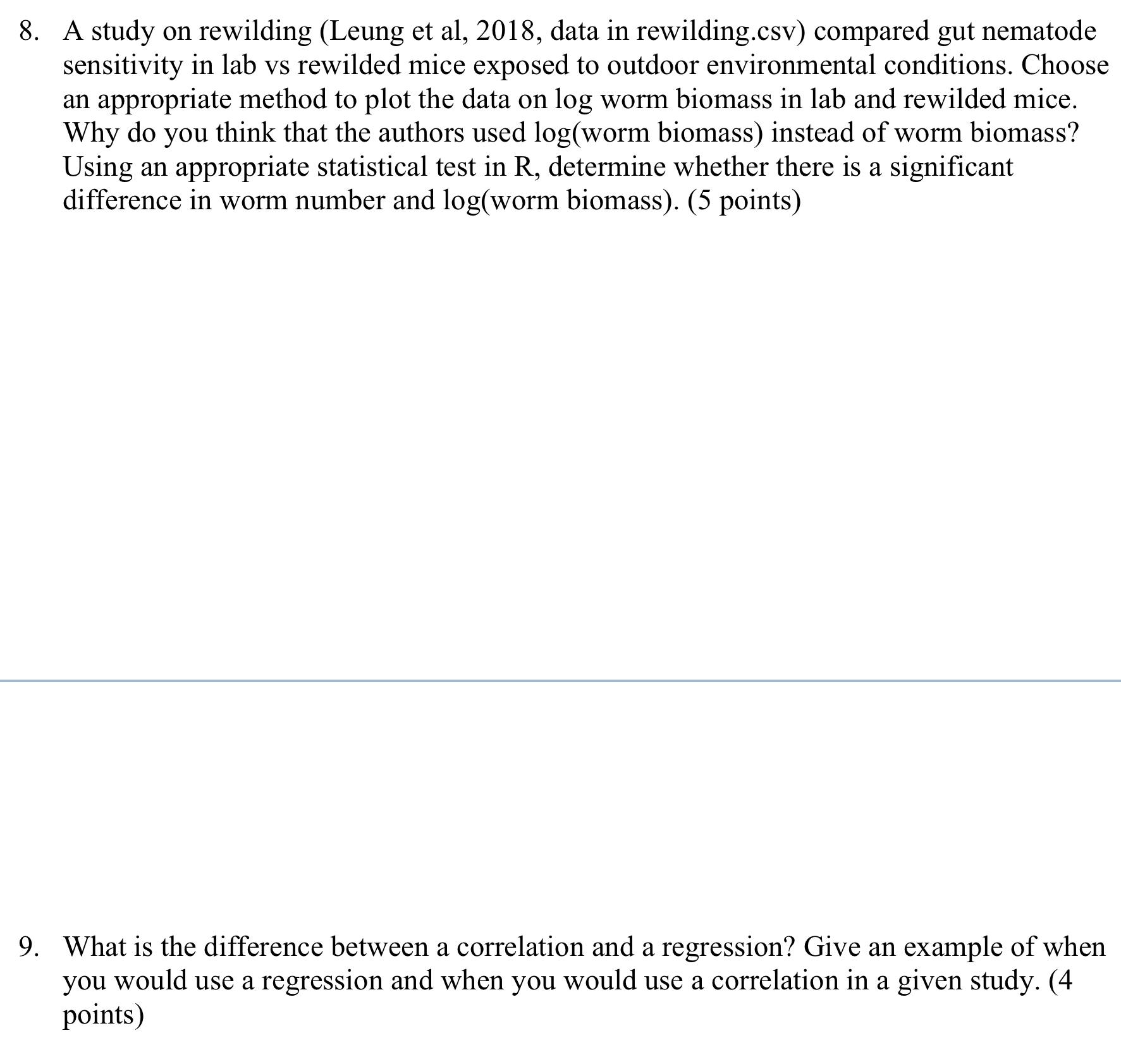 Solved What is the difference between a correlation and a | Chegg.com