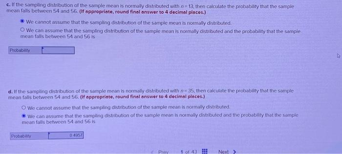 Solved A random sample is drawn from a population with mean | Chegg.com