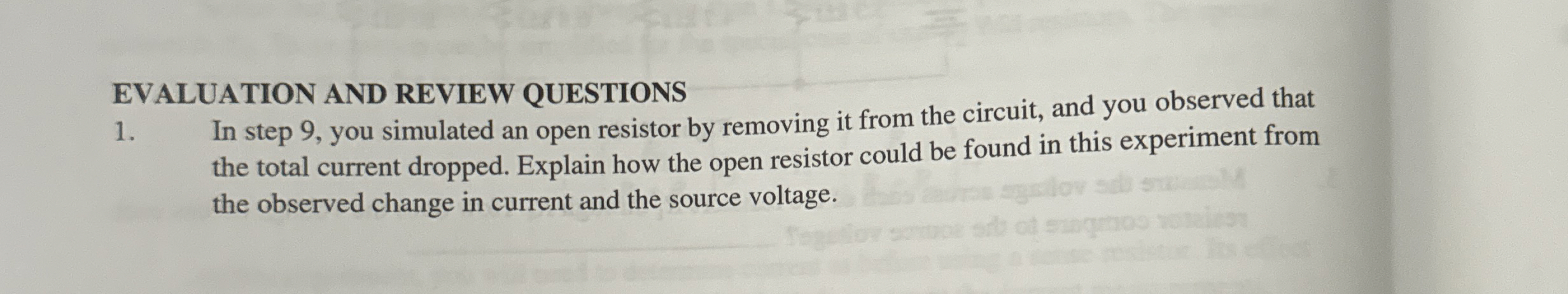 Solved EVALUATION AND REVIEW QUESTIONSIn step 9 , ﻿you | Chegg.com