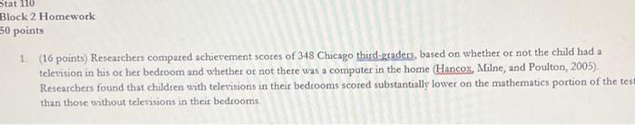 Solved (Ppts) Explain why this is this an observational | Chegg.com