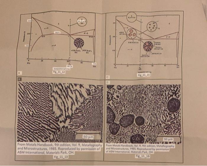 Solved 6) Phase diagram-phase transformation a) These are | Chegg.com