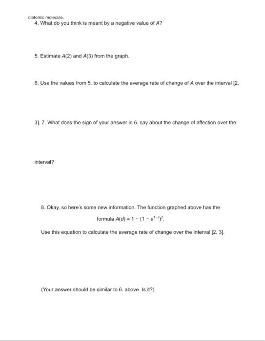 Solved Math 145 - Calculus I Name Changing Relationships - | Chegg.com