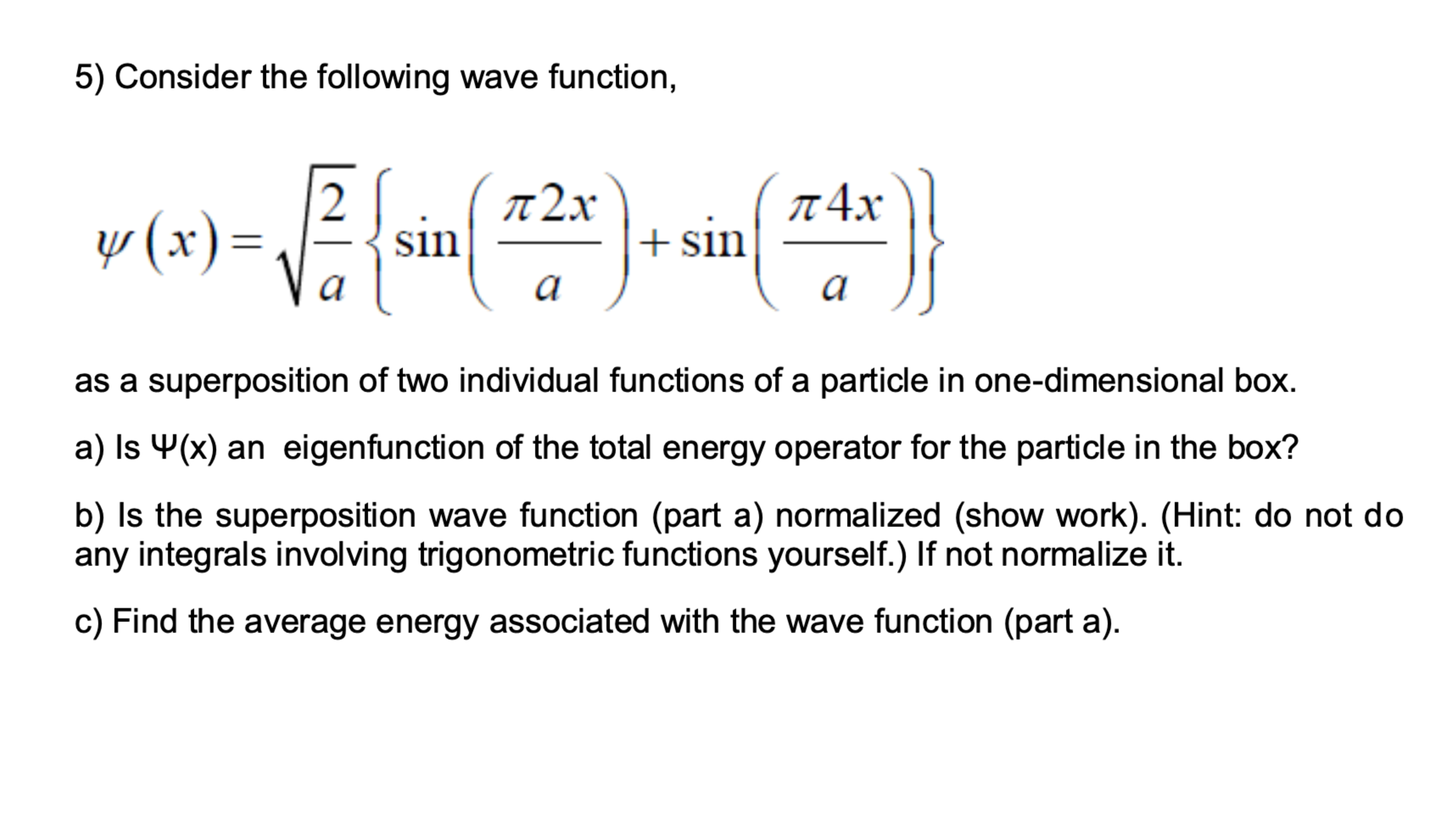 Solved Consider the following wave | Chegg.com