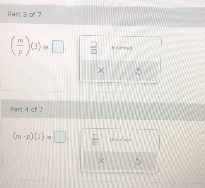 Solved The graphs of m and p are shown. Evaluate the | Chegg.com