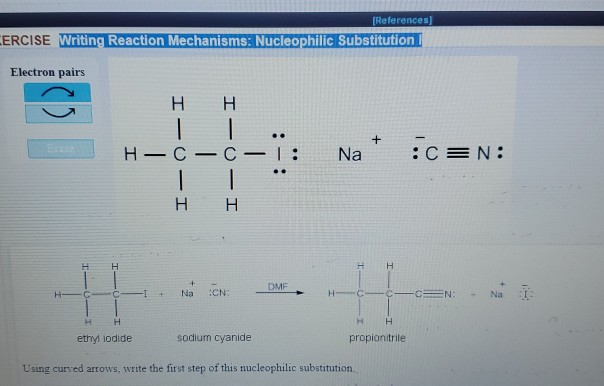 Solved Writing Reaction Mechanisms: Nucleophilic | Chegg.com