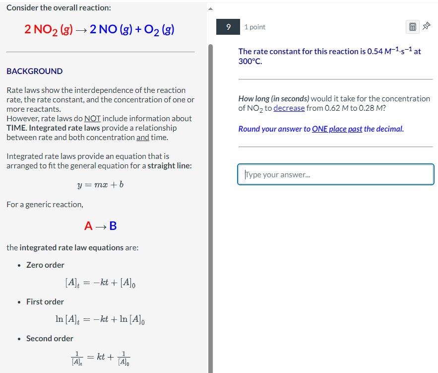 Solved BACKGROUNDRate laws show the interdependence of the | Chegg.com