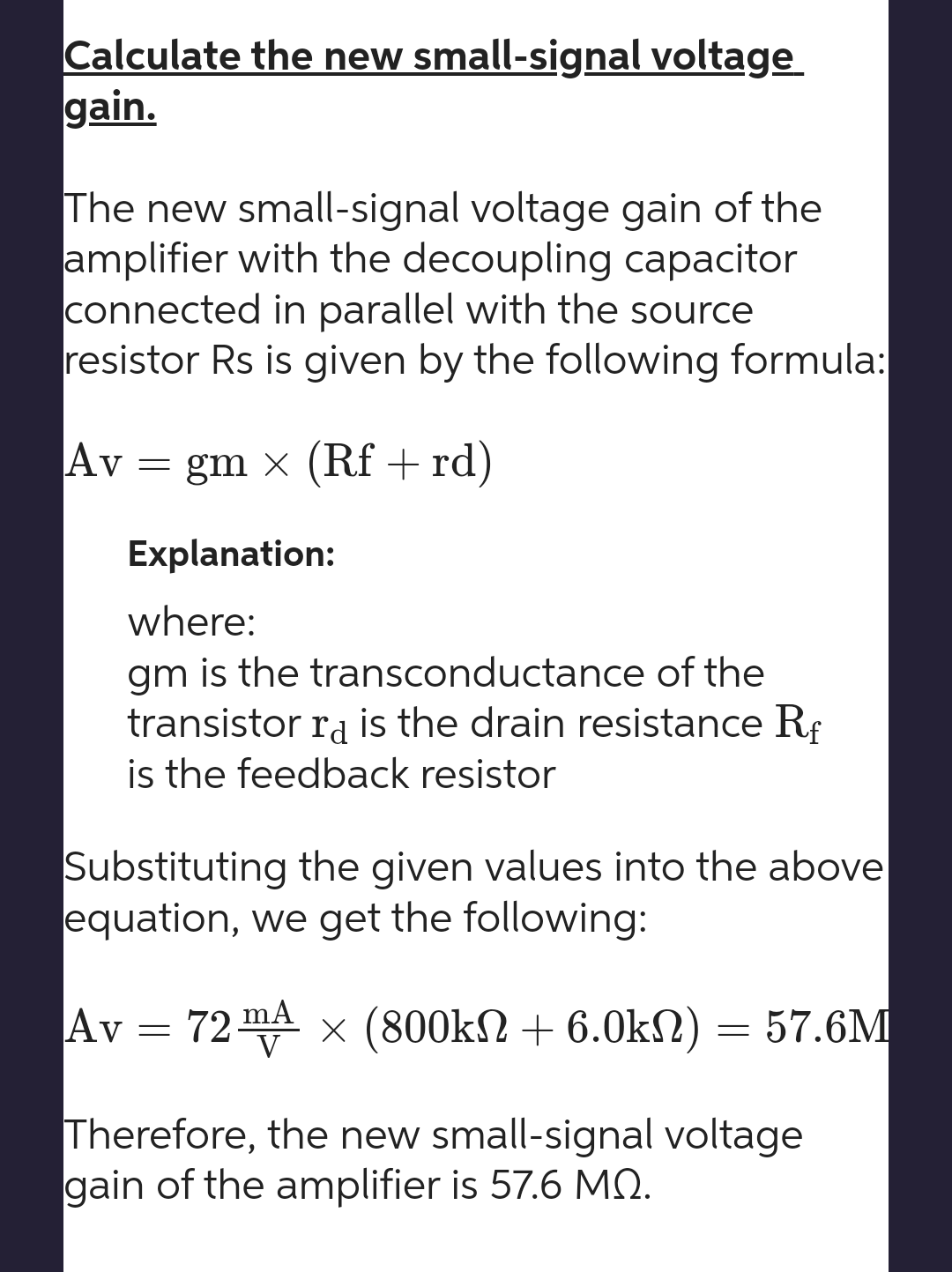 Solved can someone explain how to get the rf and RD values | Chegg.com