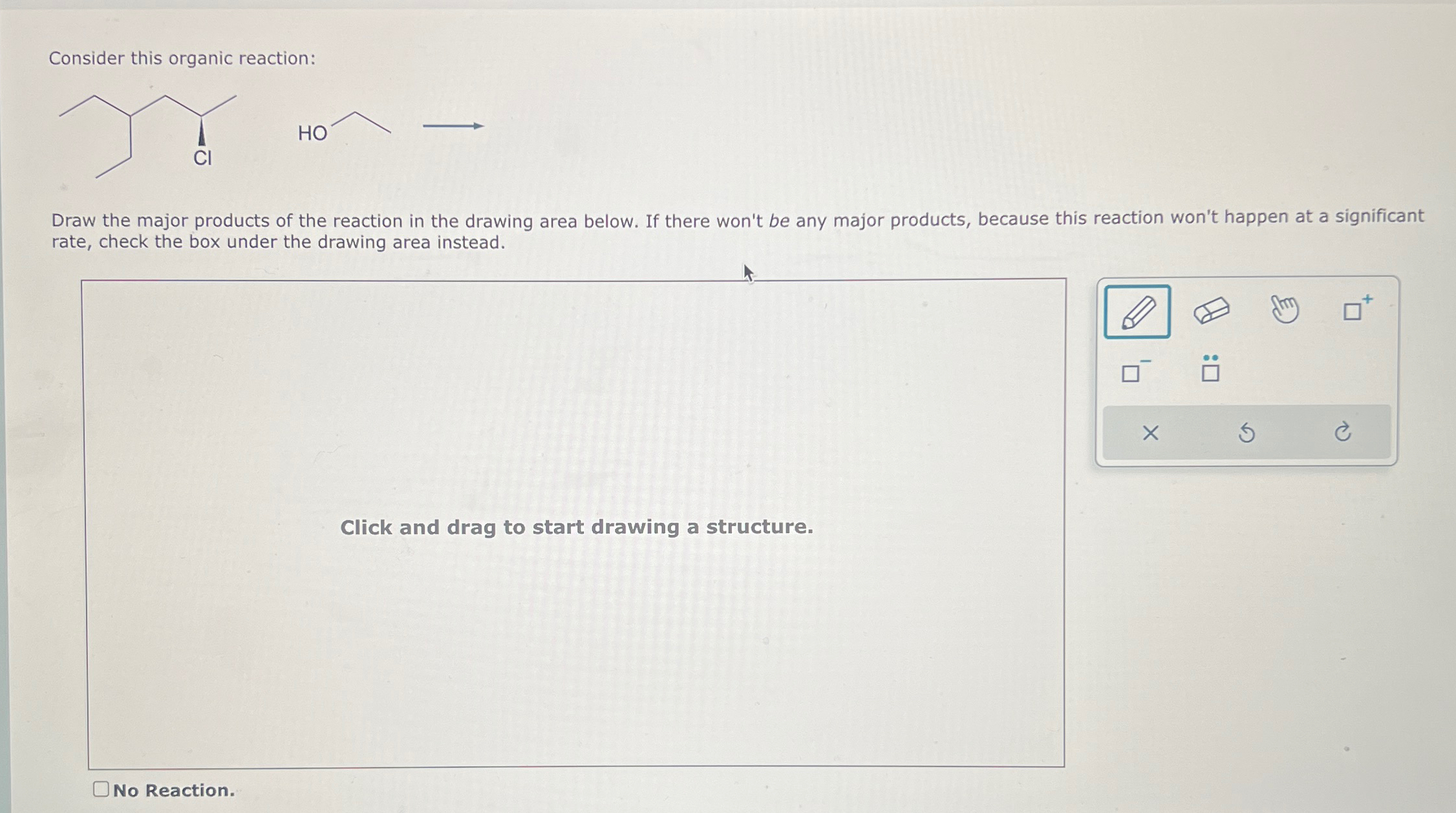 Solved Consider this organic reaction:Draw the major | Chegg.com
