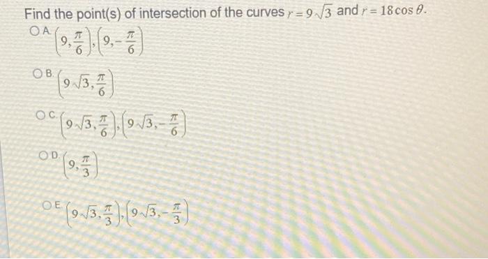 Solved 8 Given the graph of the curve r = 2 cos Find its | Chegg.com