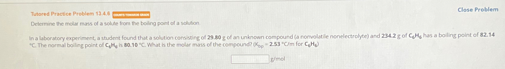 Solved Tutored Practice Problem 13.4.6Close ProblemDetermine | Chegg.com