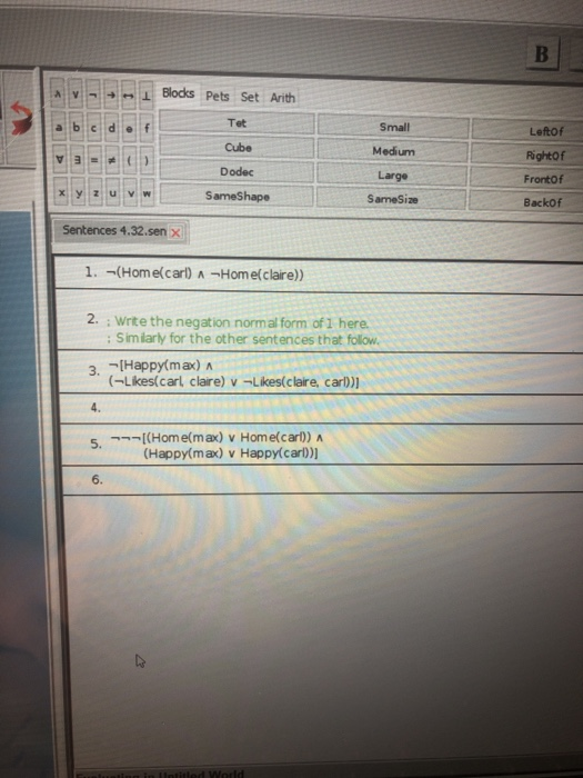 Solved Blocks Pets Set Arith Tet Small Leftof Cube Medium | Chegg.com