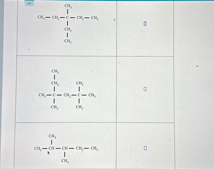 Solved Name the following Organic Compounds | Chegg.com