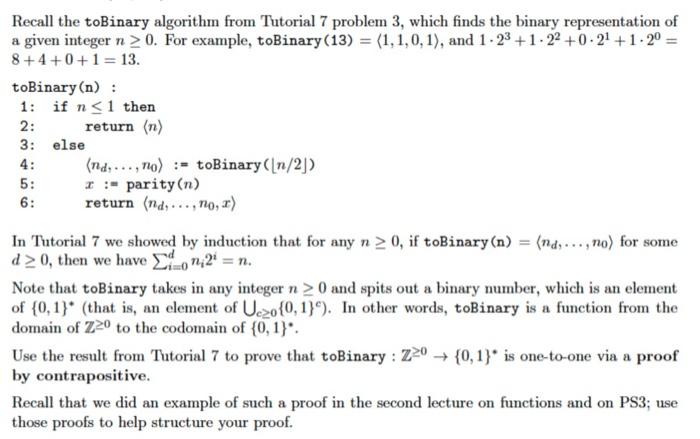 Solved PLEASE USE PROOF BY CONTRAPOSITIVE TO PROVE THAT | Chegg.com