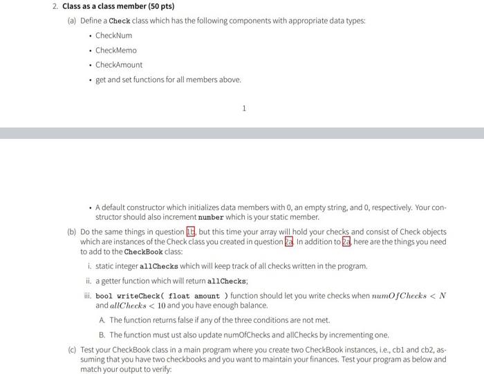 Solved QUESTION 2!!!!!!!!!!! MAKE CheckNum, CheckMemo, and | Chegg.com