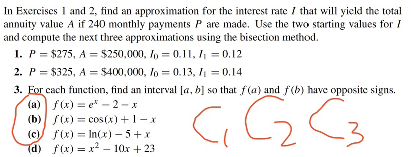 Solved In Exercises 1 and 2 , find an approximation for the | Chegg.com